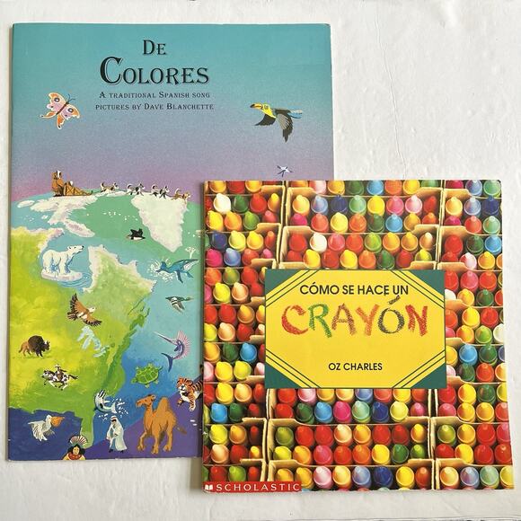 Toys | Set Of 2 Childrens Books In Spanish Como Se Hace Un Crayon And ...
